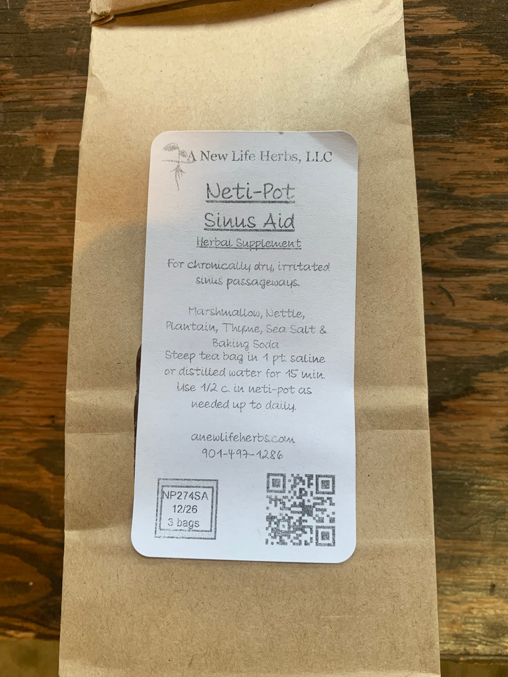 Neti-pot Sinus Aid – A New Life Herbs Coffee & Cafe